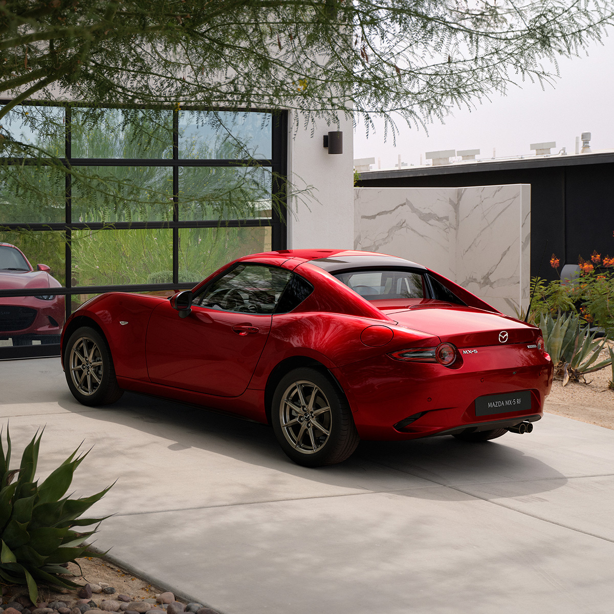 Schne Mazda Roadster Hardtop Ebenbild